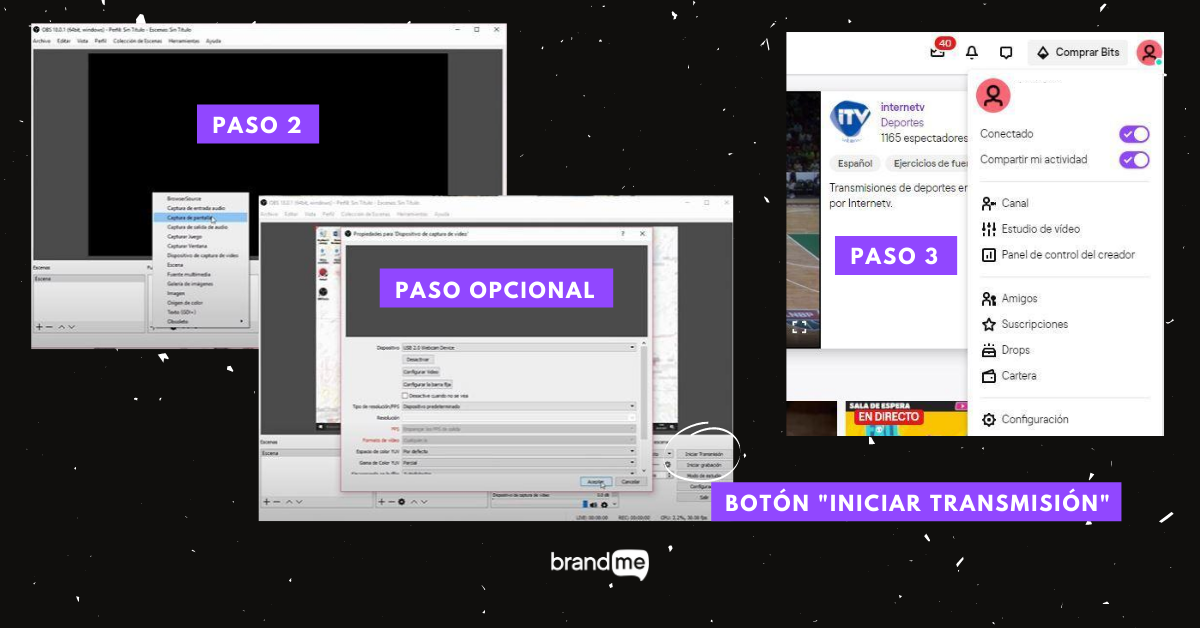 ¿Cómo hacer streaming en Twitch desde PS4, Xbox One, PC y Mac? - BrandMe